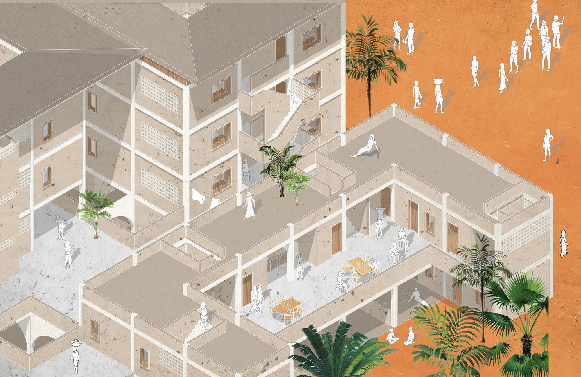 Urban Threshold - Platform for Affordable Dwelling